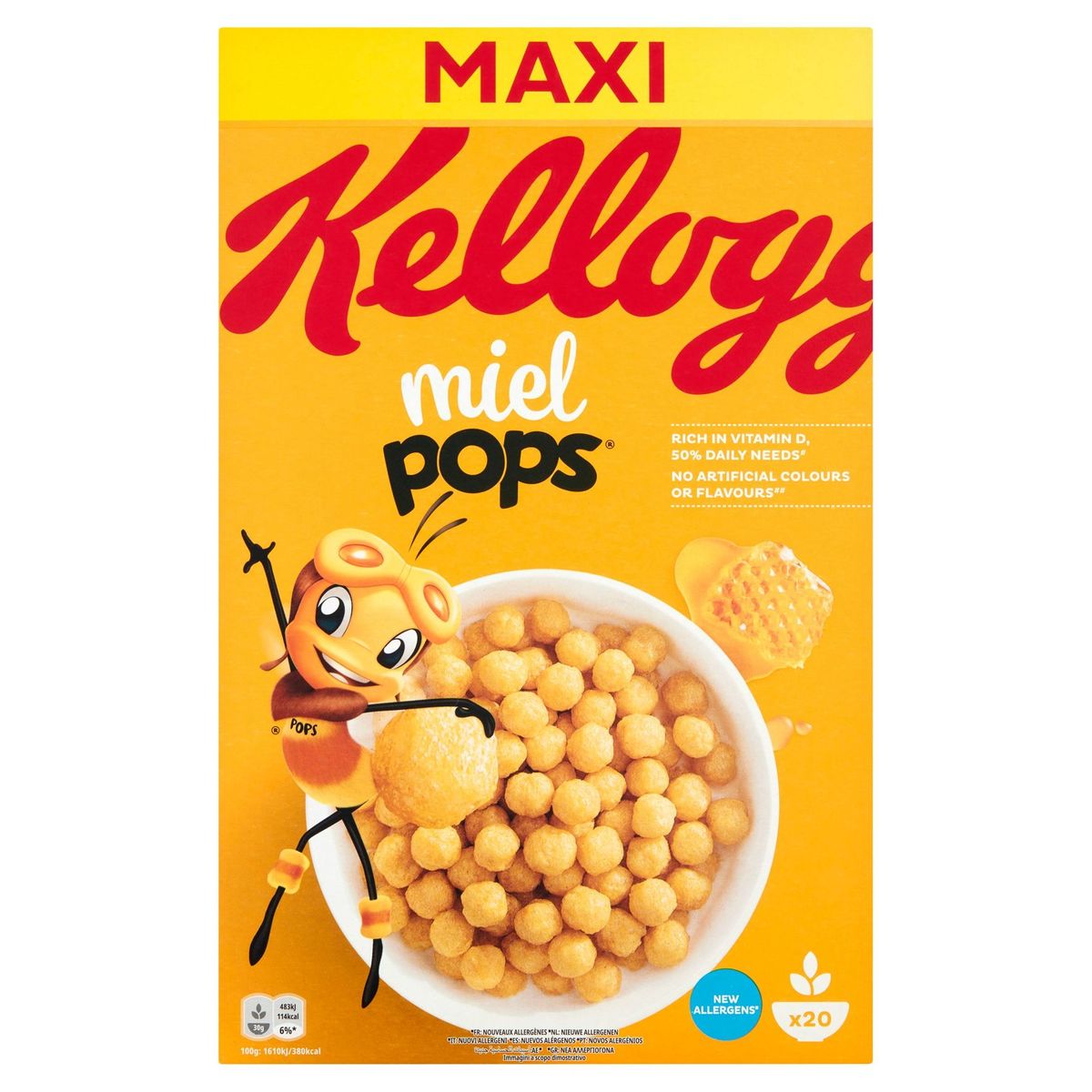 Kellogg's Miel Pops Maxi 600 g | Carrefour Site