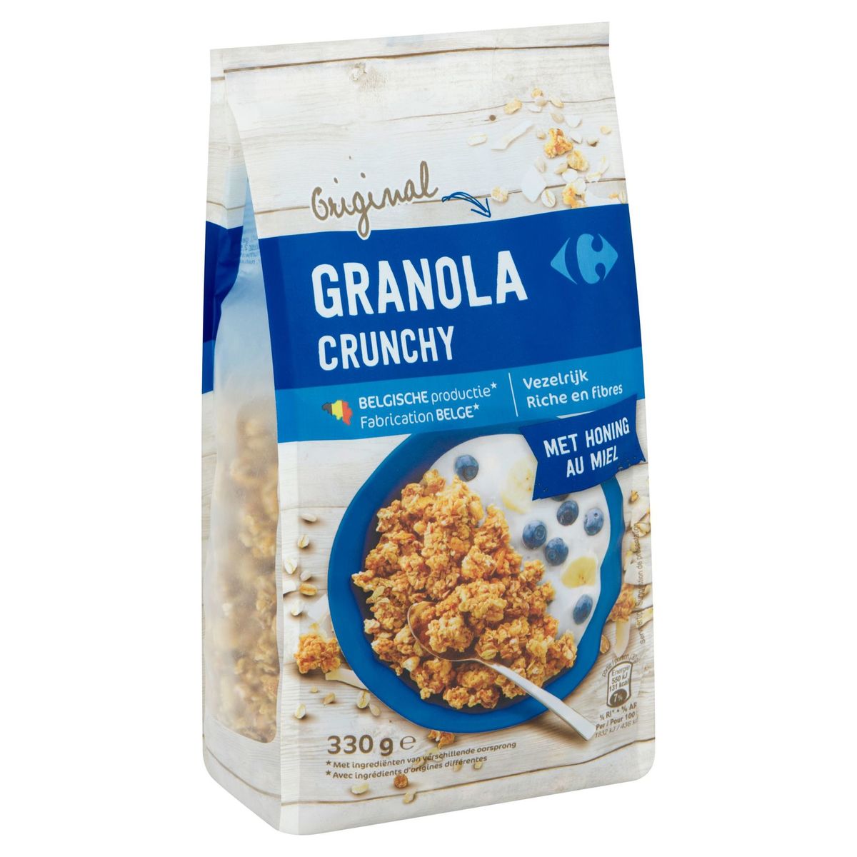 Carrefour Original Granola Crunchy met Honing 330 g | Carrefour Site