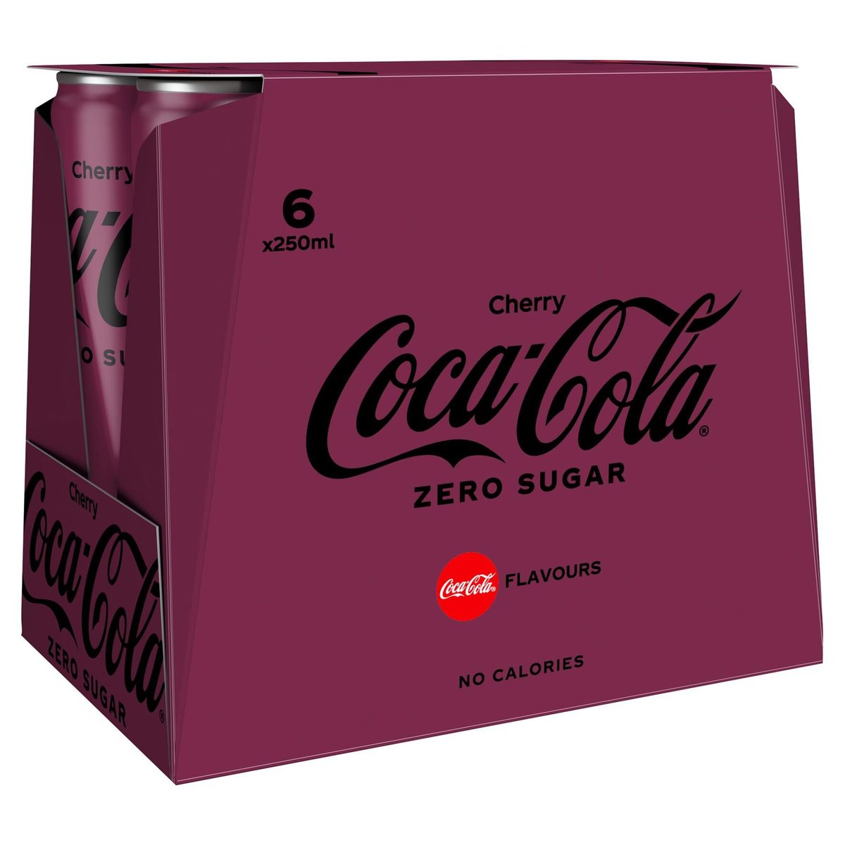 Coca-Cola Zero Sugar Cherry 6 x 250 ml | Carrefour Site