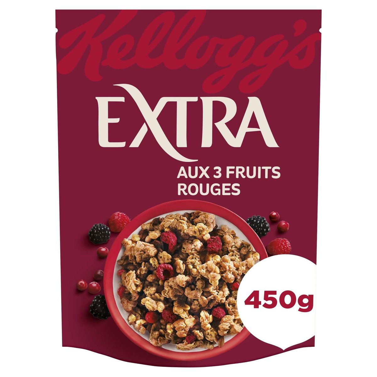 Kellogg's Extra Fruits Rouges 450 g | Carrefour Site