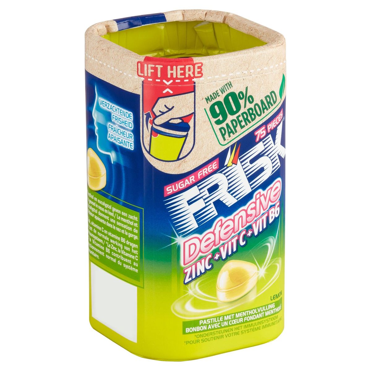 Frisk Defensive Sugar Free Lemon 75 Pièces 150 g | Carrefour Site