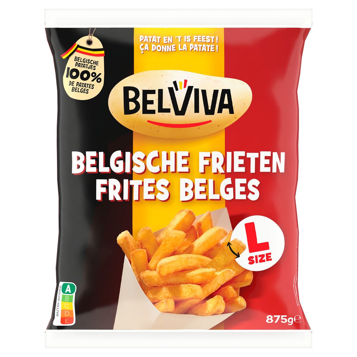 Belviva Belgische Frieten L Size 875 g | Carrefour Site