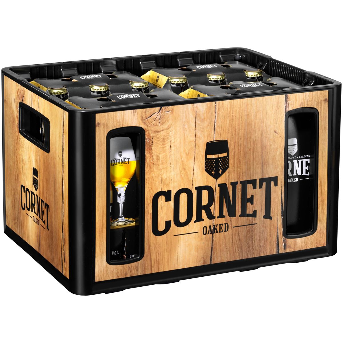 Cornet Oaked Strong Blond Belgian Krat 4 x 6 x 33 cl | Carrefour Site